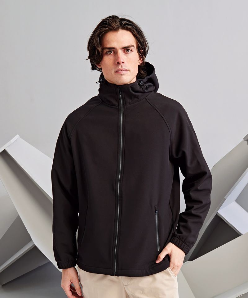 Hooded 2-layer softshell jacket | TS009 | Design and Stitch